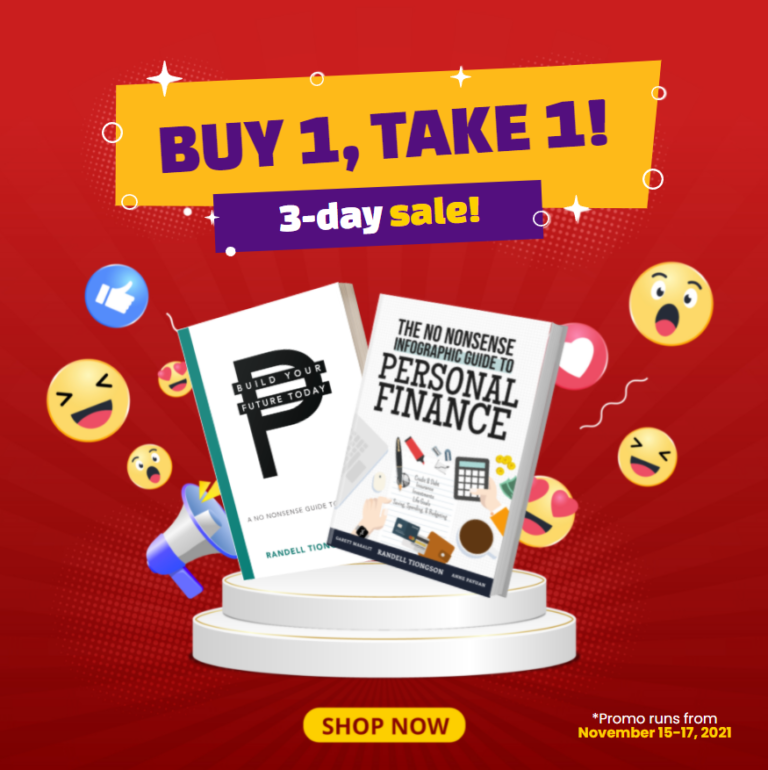 3-day Buy 1 Take 1 Promo! | Randell Tiongson