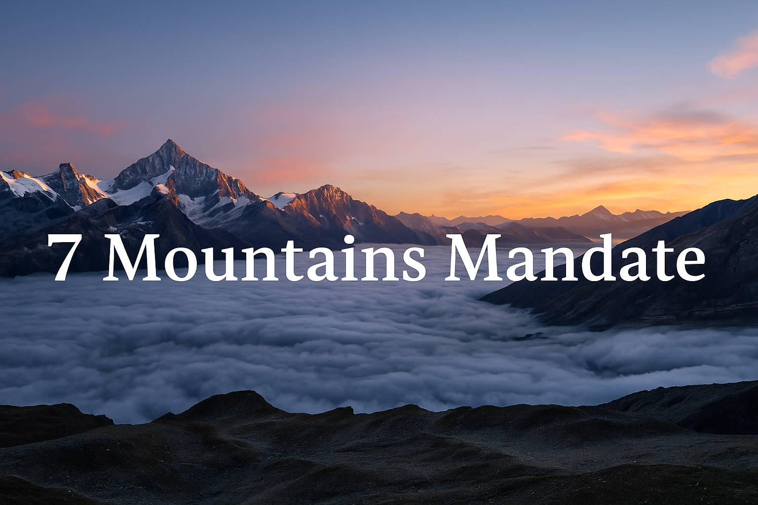 Rethinking the Seven Mountains Mandate | Randell Tiongson